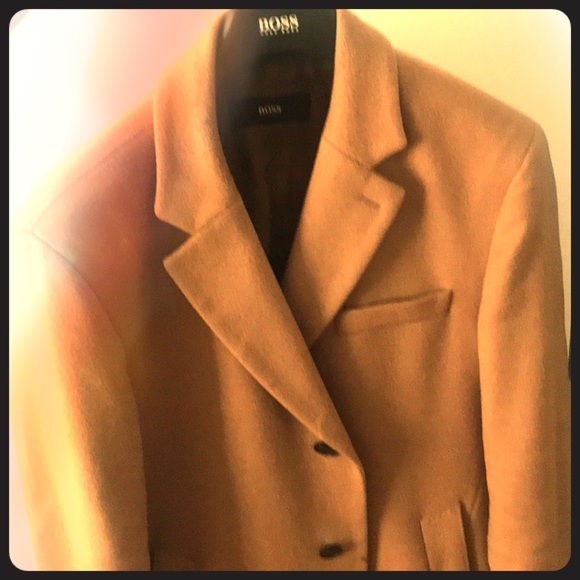 Hugo Boss | Jackets & Coats | Hugo Boss Beige Overcoat | Poshmark